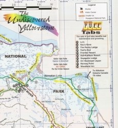 Voyageurs Snow Map